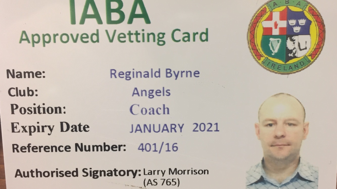 IABA Approved Vetting Card Irish Amateur Boxing Association – Angels ...